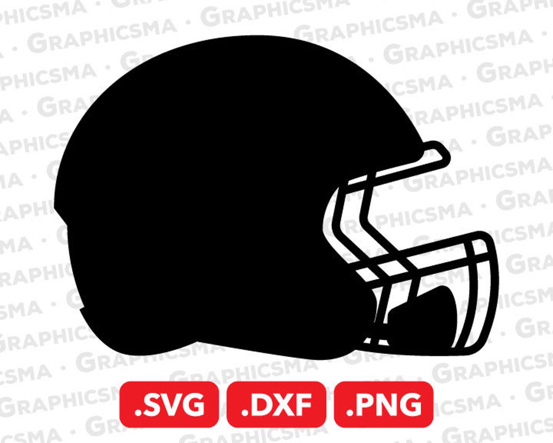 American Football Helmet SVG File, Football Helmet DXF, American ...