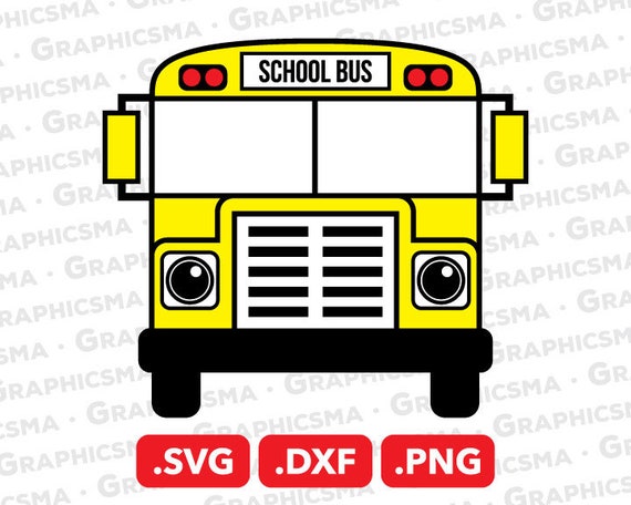 School Bus SVG File School Bus DXF School Bus Png Yellow | Etsy