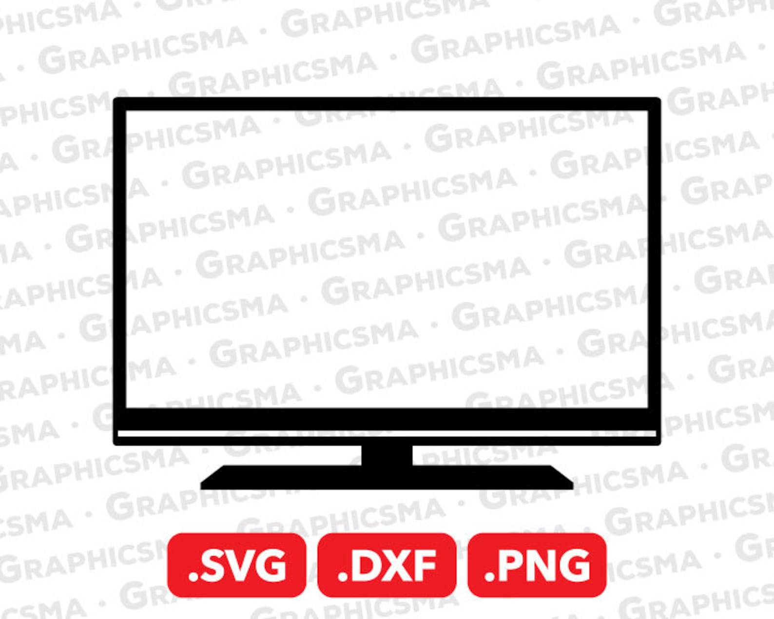 Television SVG File, Television DXF, Television Png, Smart Tv Svg ...