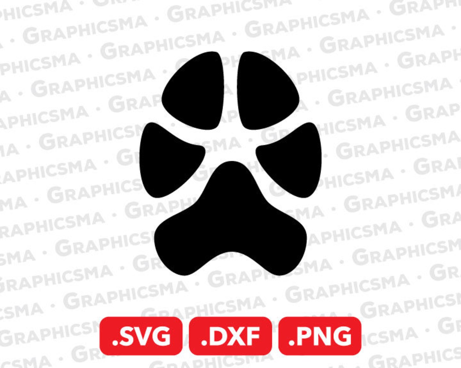 Hund Pfote SVG-Datei, Hund Pfote DXF, Hund Pfote Png, echte Pfoten ...