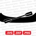 Canoe SVG File, Canoe DXF, Canoe Png, Kayak Svg, Kayak Svg Files ...