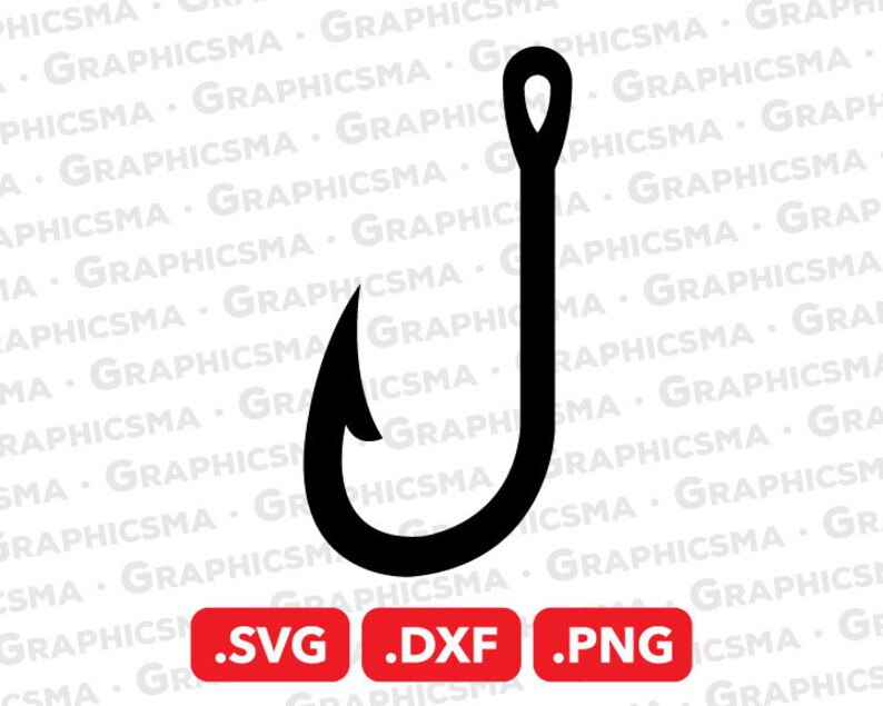 Fishing Hook SVG File Fishing Hook DXF Fishing Hook Png | Etsy