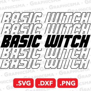 Basic Witch SVG, Basic Witch Svg File, Basic Witch DXF, Basic Witch PNG ...