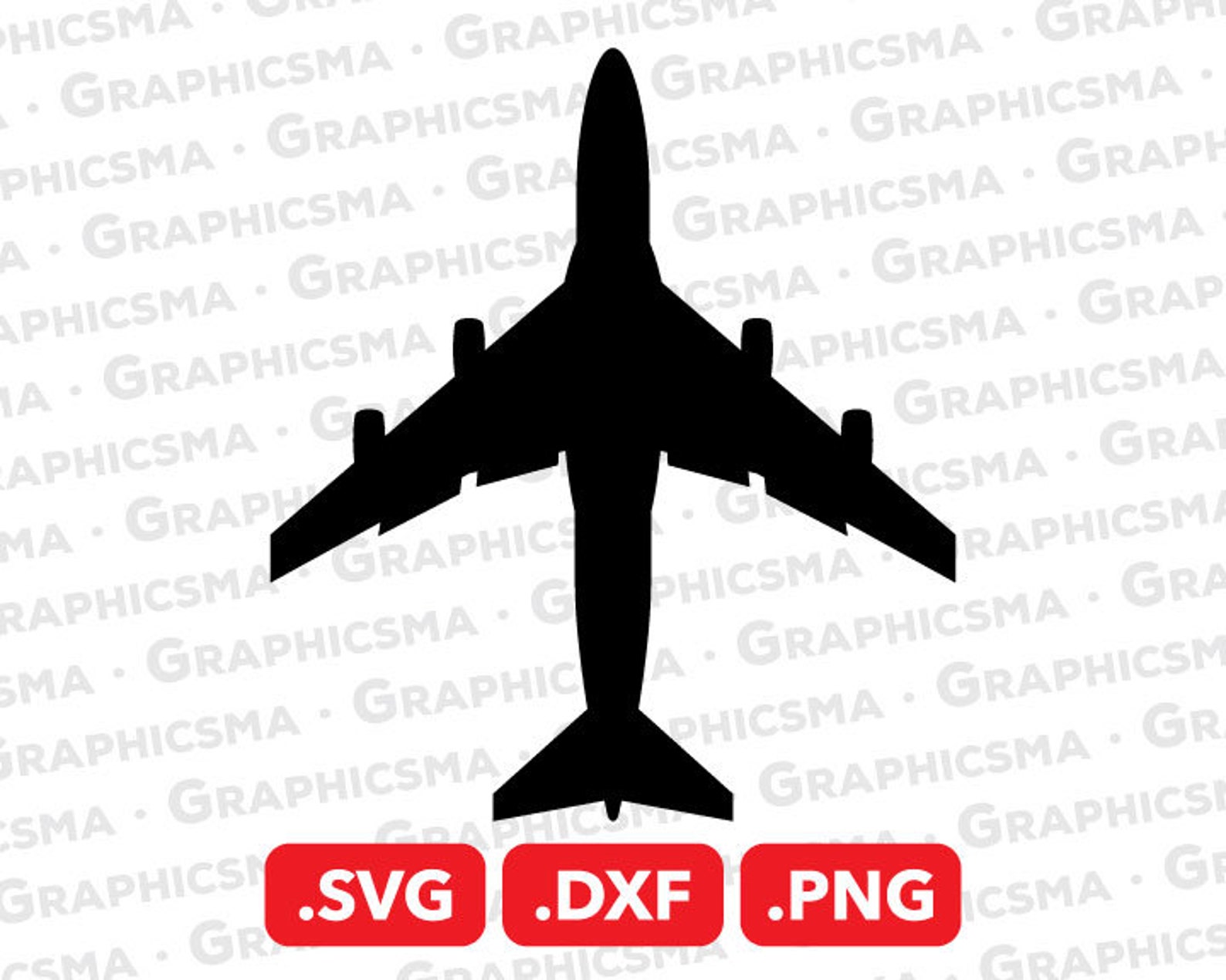 Aeroplane SVG File, Aeroplane DXF, Aeroplane Png, Airplane Svg ...