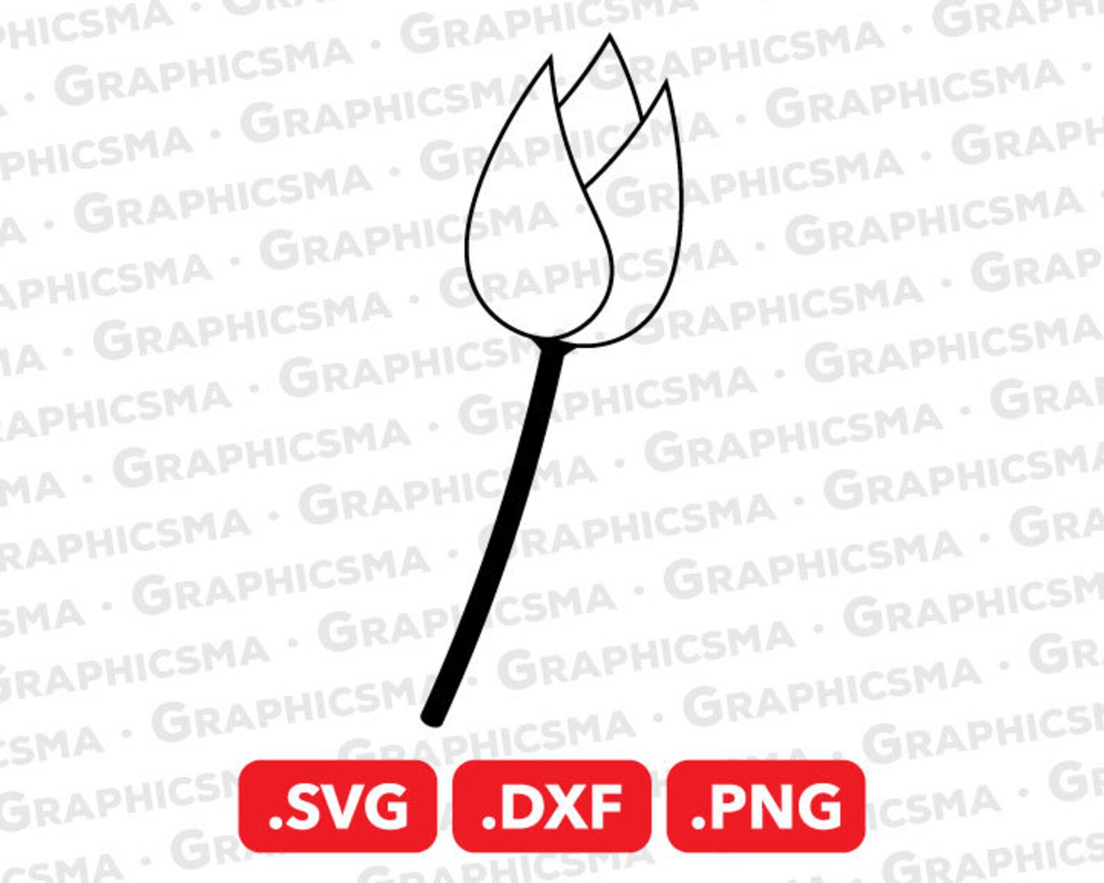 Tulip SVG File Tulip DXF Tulip Png Tulip Flower Svg Tulip - Etsy