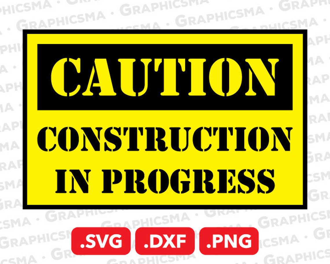 Caution SVG File Caution DXF Caution Png Empty Caution Svg - Etsy