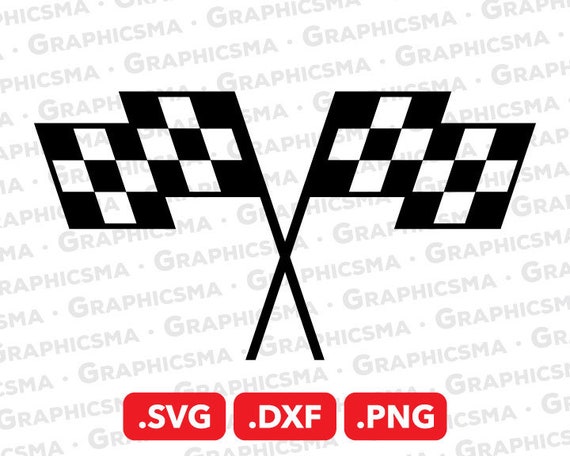 Racing Flag SVG File Racing Flag DXF Champion Racing Flag | Etsy Hong Kong