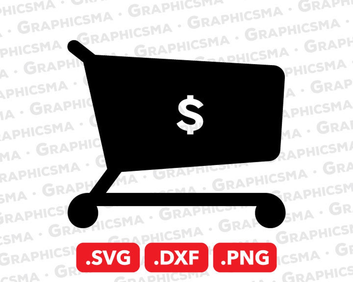 Shopping Cart SVG Shopping Cart Svg File Shopping Cart DXF - Etsy