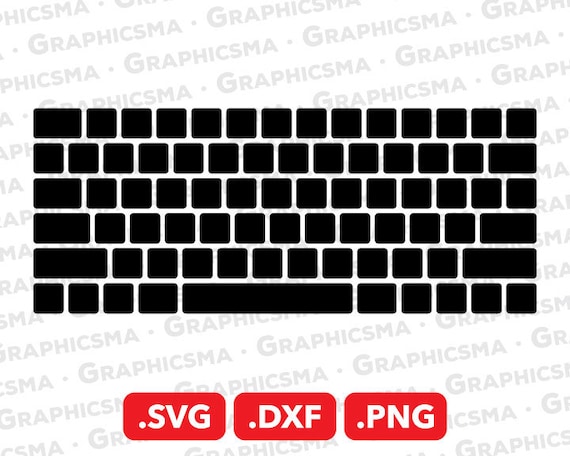 Keyboard SVG File Computer Keyboard DXF Computer Keyboard | Etsy