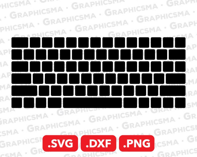 Keyboard SVG File, Computer Keyboard DXF, Computer Keyboard Png ...