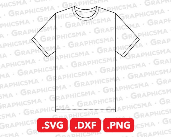 Tshirt SVG File Tshirt DXF Tshirt Png Plain Tshirt Svg | Etsy