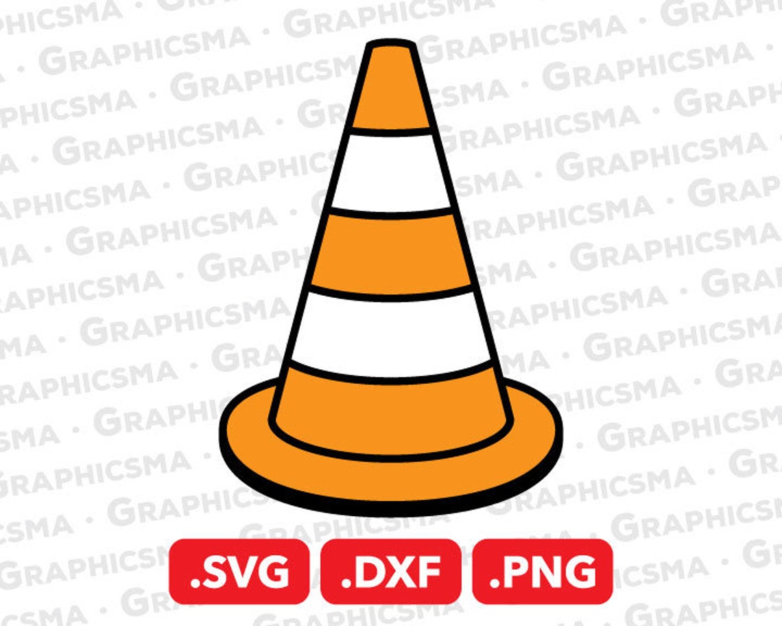 Safety Cone SVG File Safety Cone DXF Safety Cone Png Road | Etsy