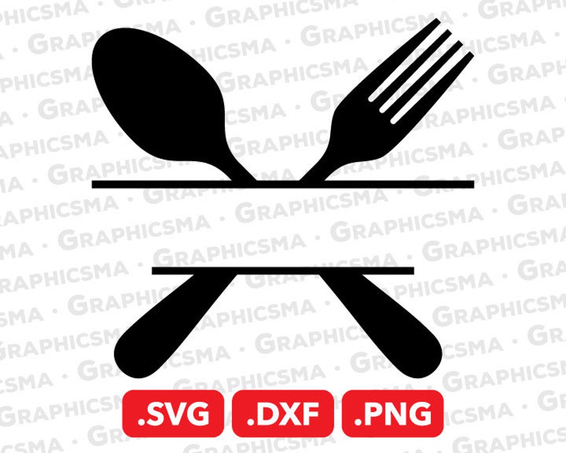 Spoon Fork SVG File Spoon Fork DXF Spoon Fork Png Spoon | Etsy