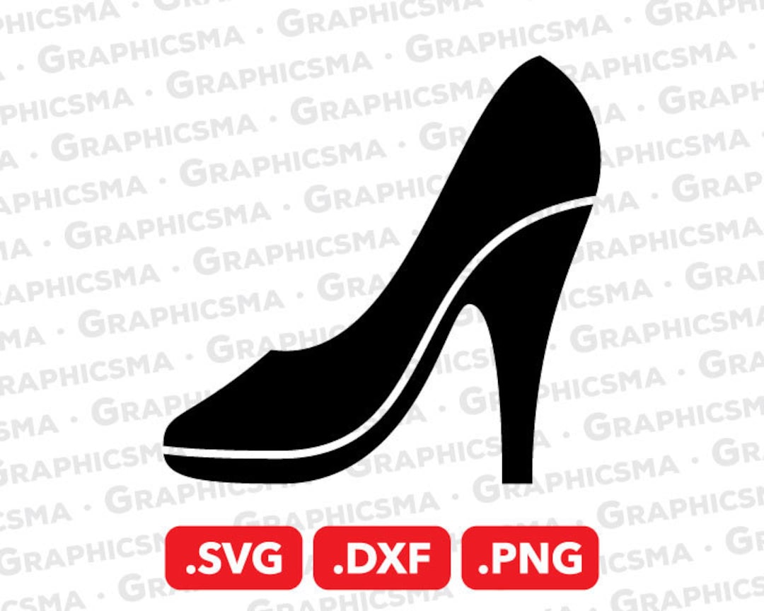 Woman Heels SVG File, Woman Heels DXF, Woman Heels Png, Woman High ...