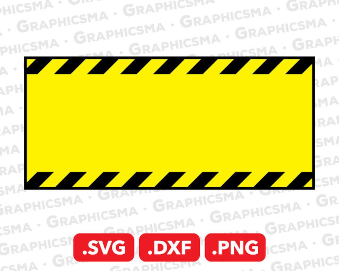 Warning SVG File Warning DXF Warning Png Custom Warning - Etsy
