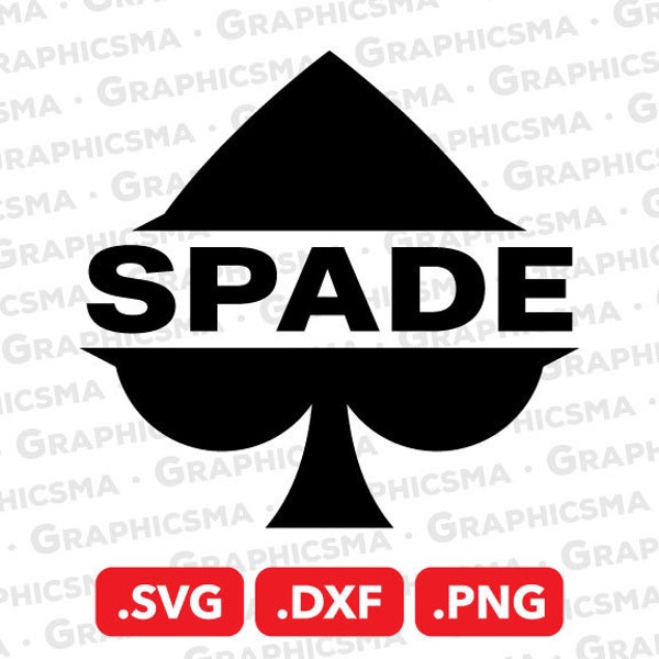 Ace of Spades Svg - Etsy