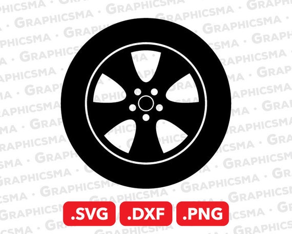 Wheel SVG File Wheel DXF Wheel Png Tyre Svg Car Wheel Tyre | Etsy