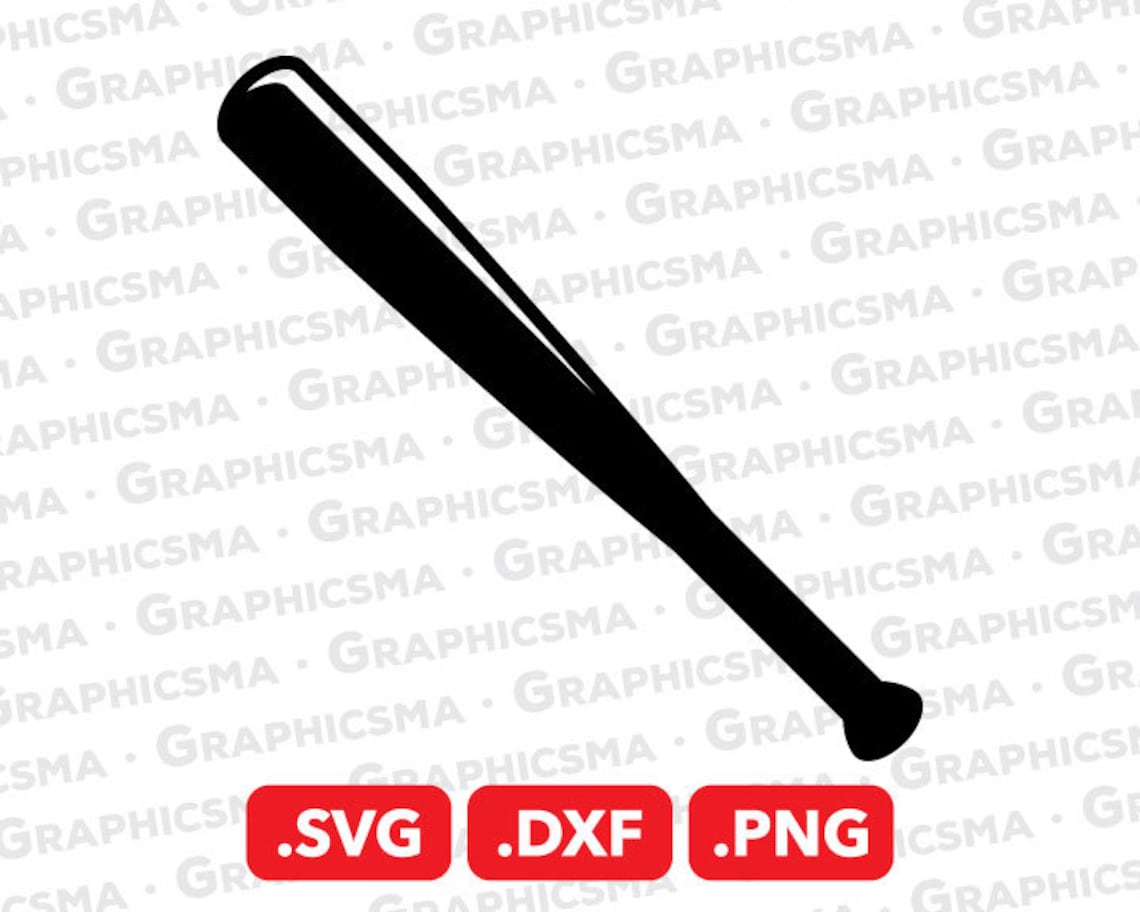 Baseball Bat SVG File Baseball Bat DXF Baseball Bat Png - Etsy