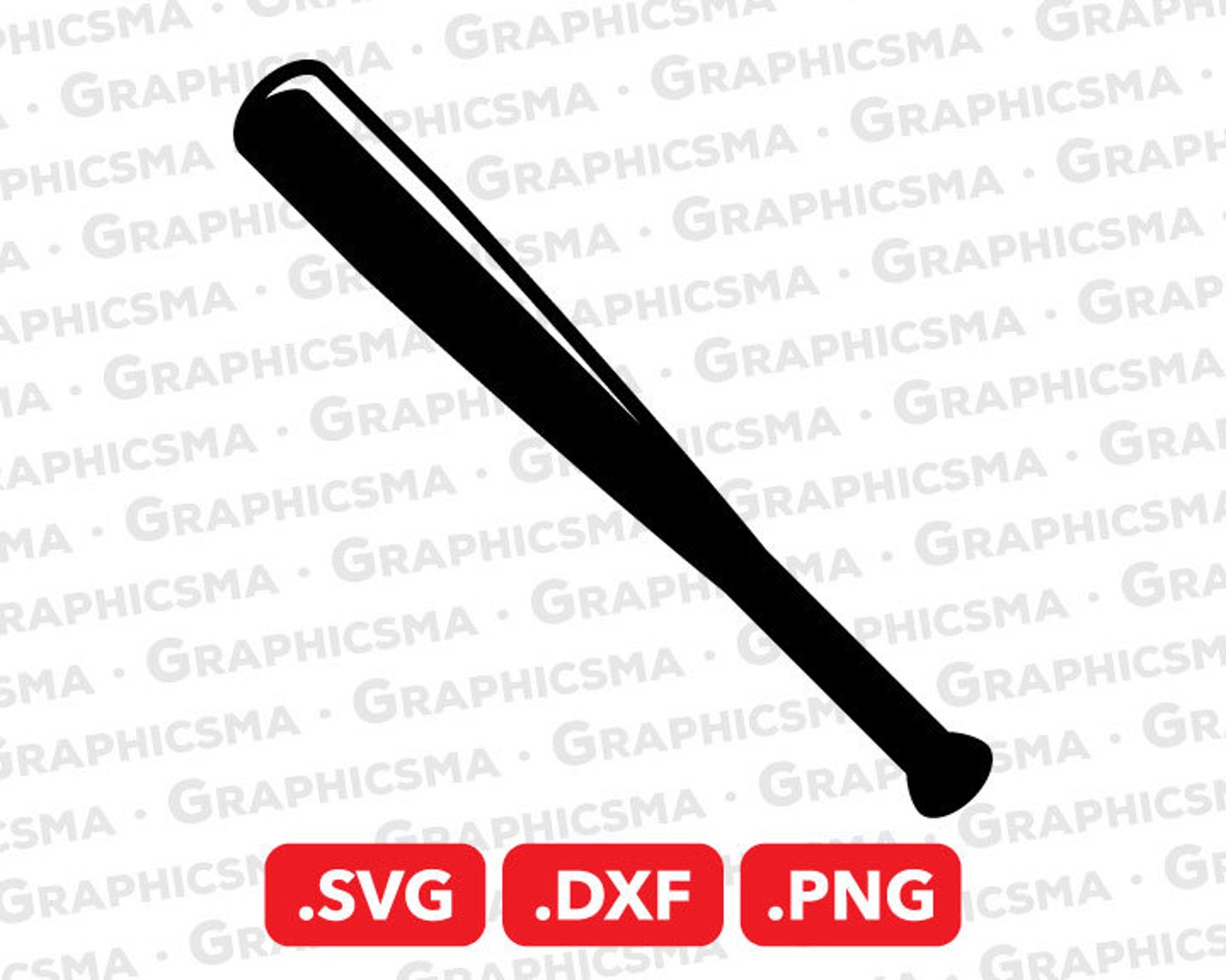 Baseball Bat SVG File Baseball Bat DXF Baseball Bat Png - Etsy