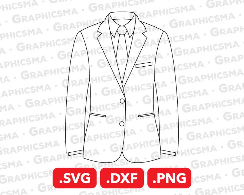 Suit SVG File Suit DXF Suit Png Blazer Svg Man Suit Svg - Etsy