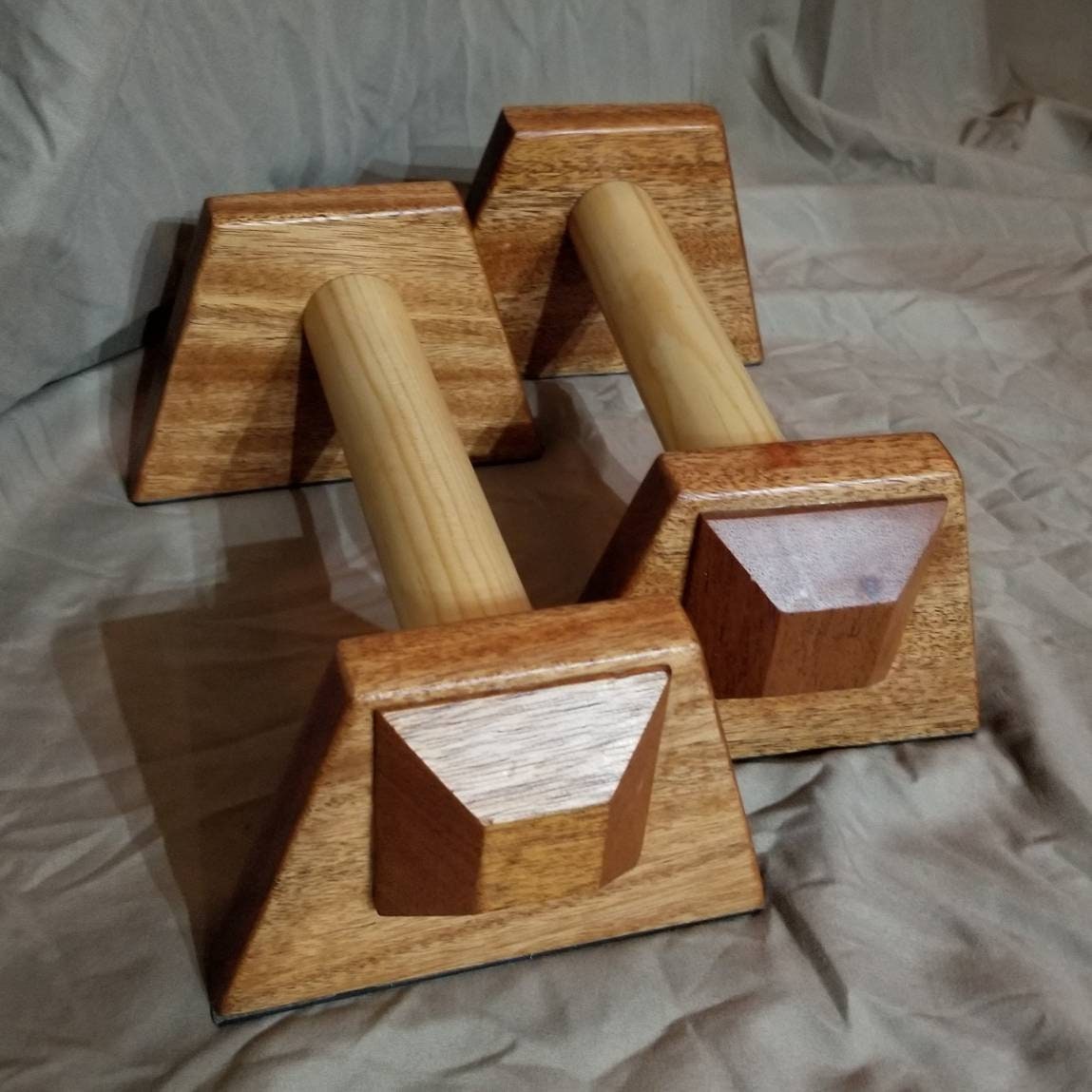 Handcrafted Custom Hardwood Parallettes - Made to Order. Choose Your ...