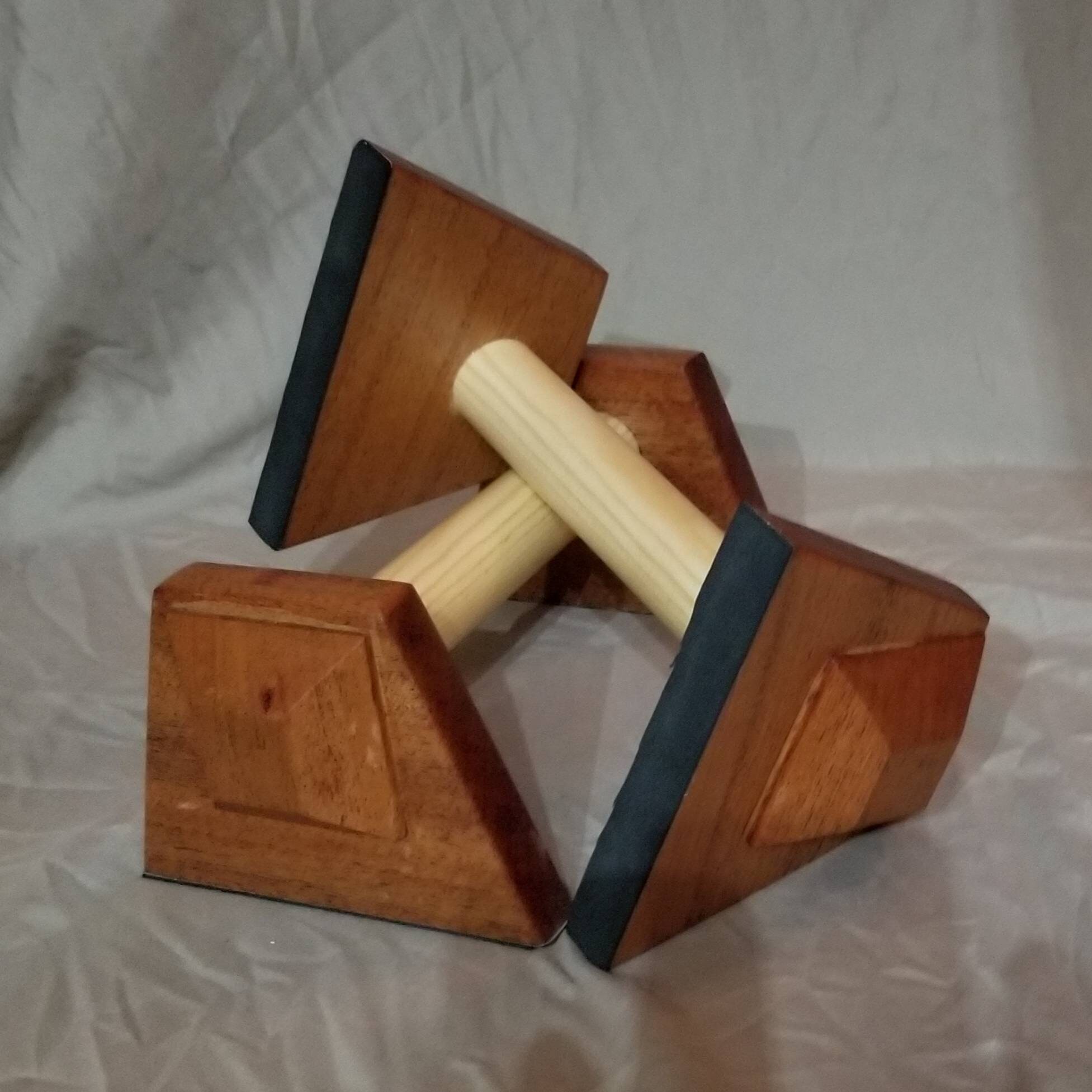 Handcrafted Custom Hardwood Parallettes - Made to Order. Choose Your ...