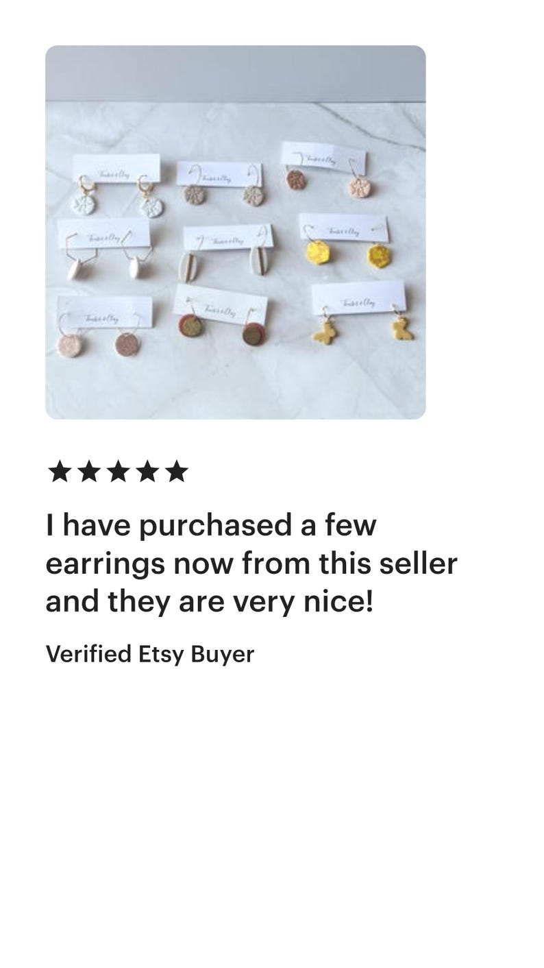 SALE Polymer Clay Earring Inventory Clean Out Sale Dangle Earring Hypoallergenic Lightweight ...