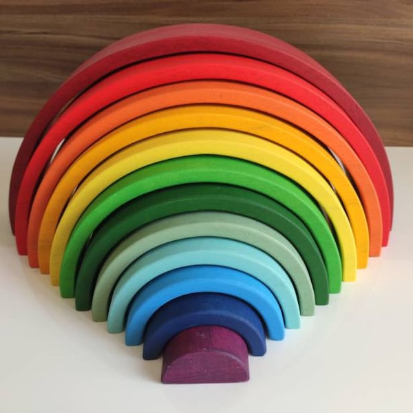Rainbow Stacker - Etsy
