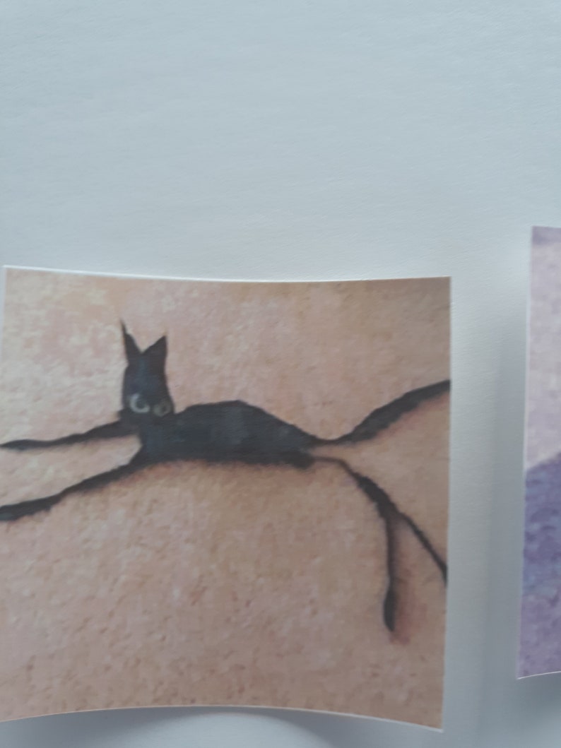 Cursed Black Cat meme Sticker Pack | Etsy Österreich