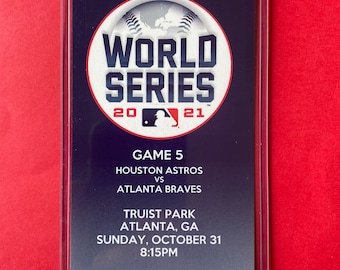Astros Game Ticket - Etsy