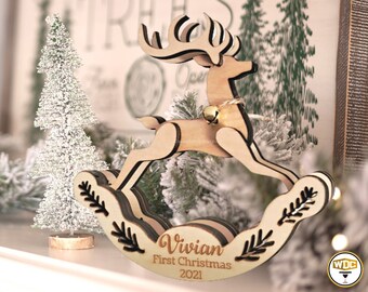 Rocking Reindeer - Etsy