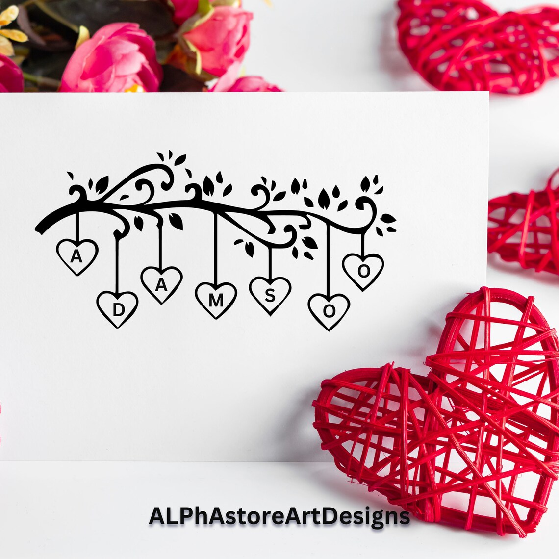 Family Tree Svg Family Heart Tree Family Tree Heart SVG Family Reunion ...