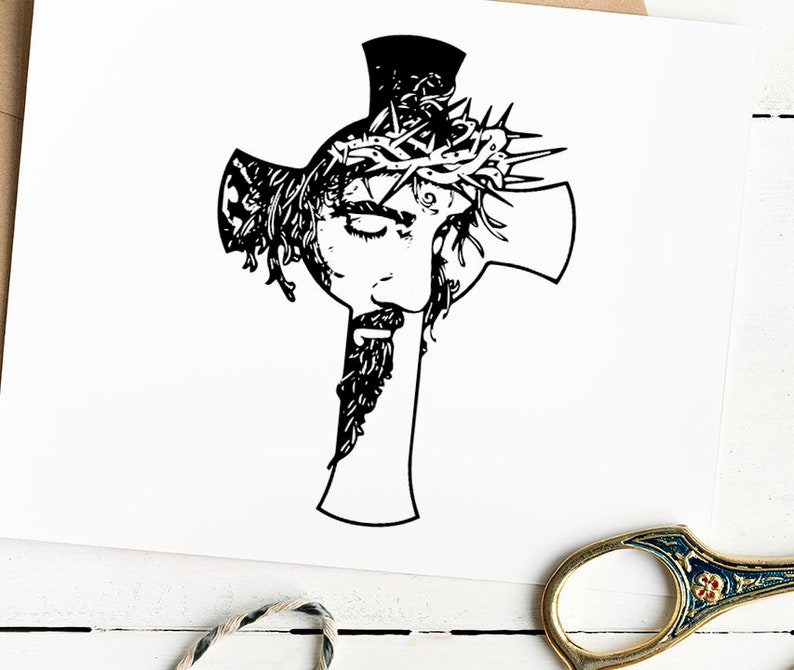 Jesus Cross Svg Pdf Eps, Sublimation Png Design, Cut Files Clipart ...