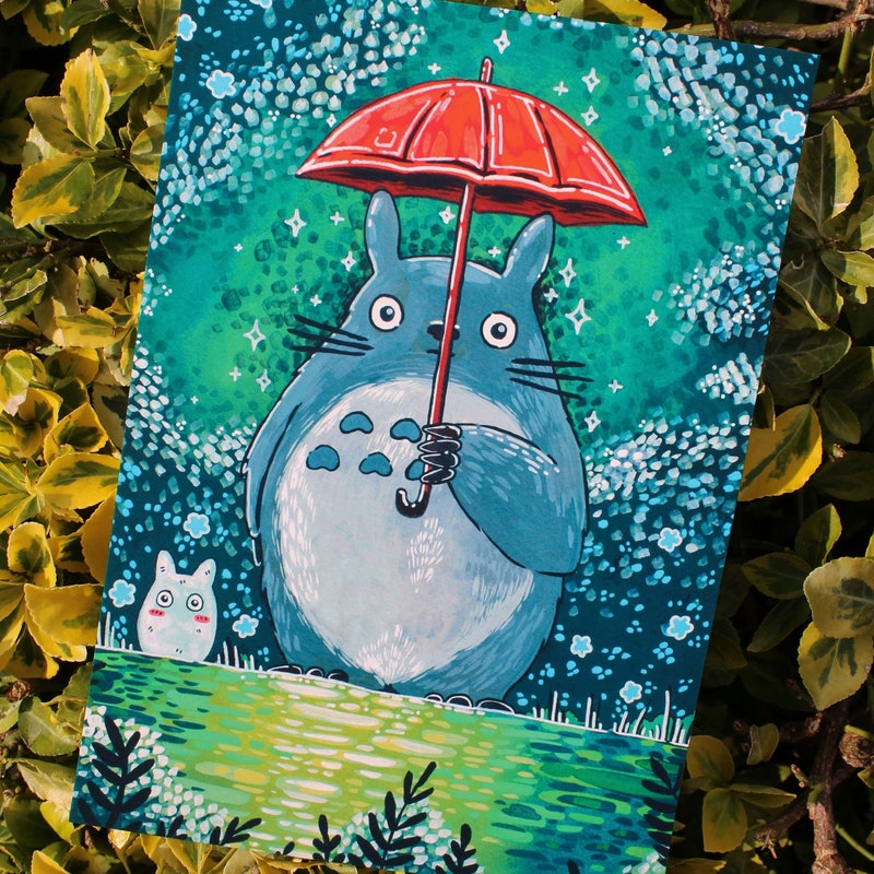 Studio Ghibli Art - Etsy