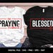 Funny Couple Valentines SVG: Praying Husband, Blessed Wife (instant ...