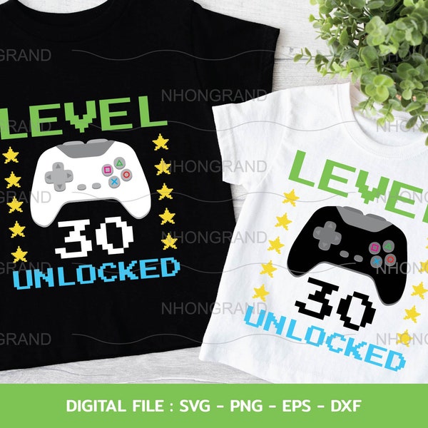 Level 30 Unlocked Png - Etsy