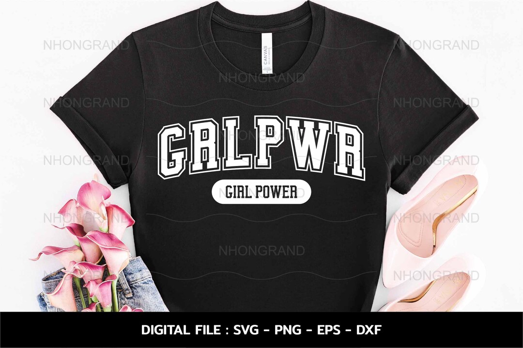 Girl Power SVG: Strong Woman Empowered Design (digital Download) - Etsy
