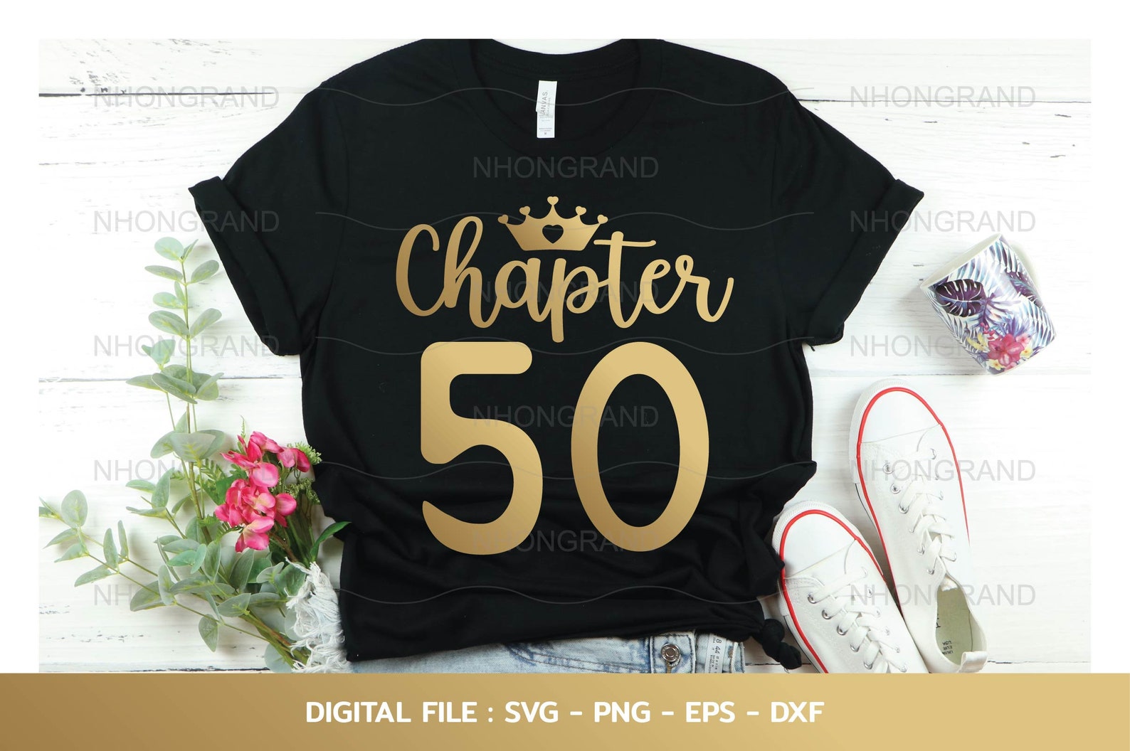 Chapter 50 Years Svg With Crown 50th Birthday Fabulous - Etsy Israel