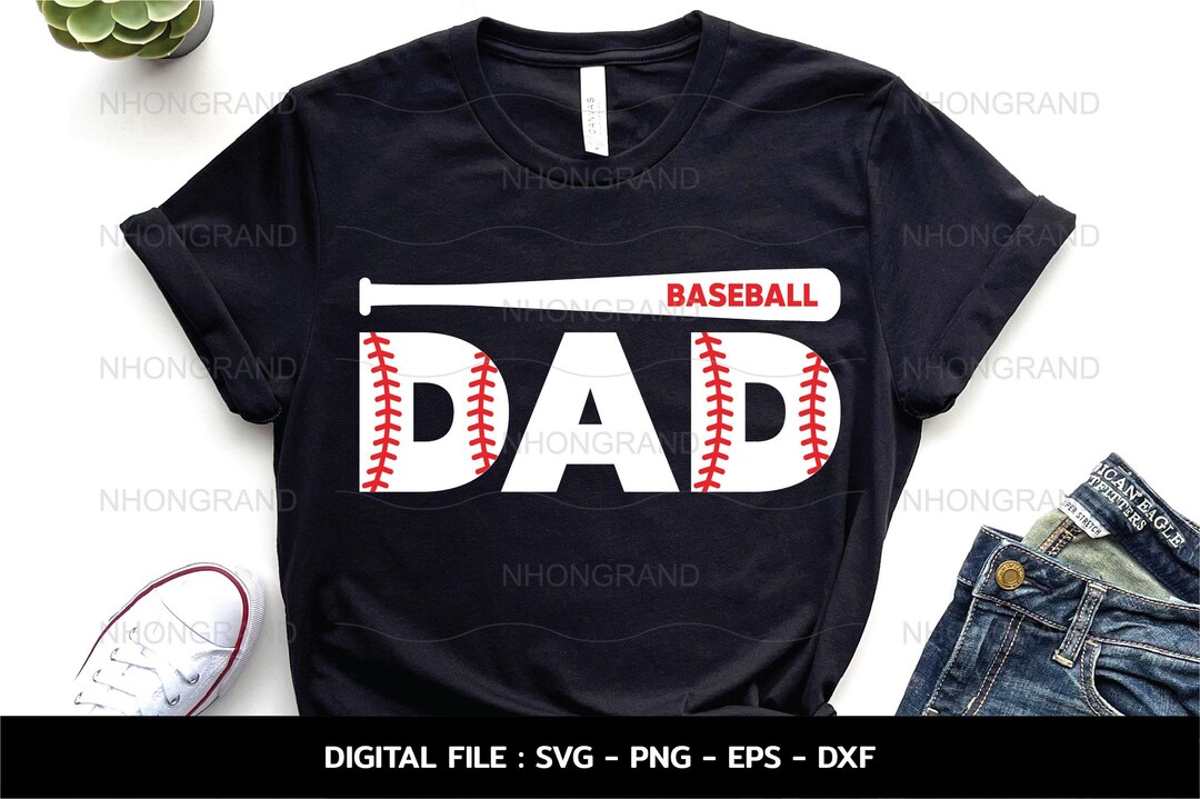 Baseball Dad Svg, Proud Baseball Dad Sports for Father’s Day Baseball ...