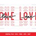 One Love SVG: Couple Matching Shirts Design (digital Download) - Etsy