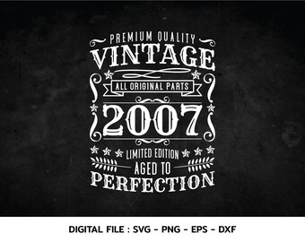 2007 Birthday Shirt - Etsy