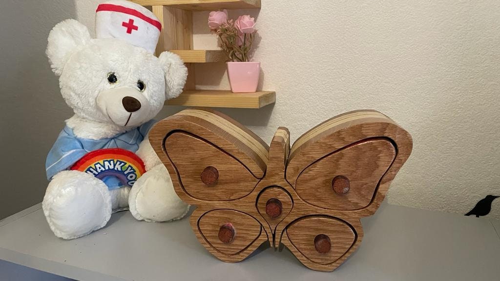 Enchanted Butterfly Bandsaw Craft Box Perfect for Gifts - Etsy