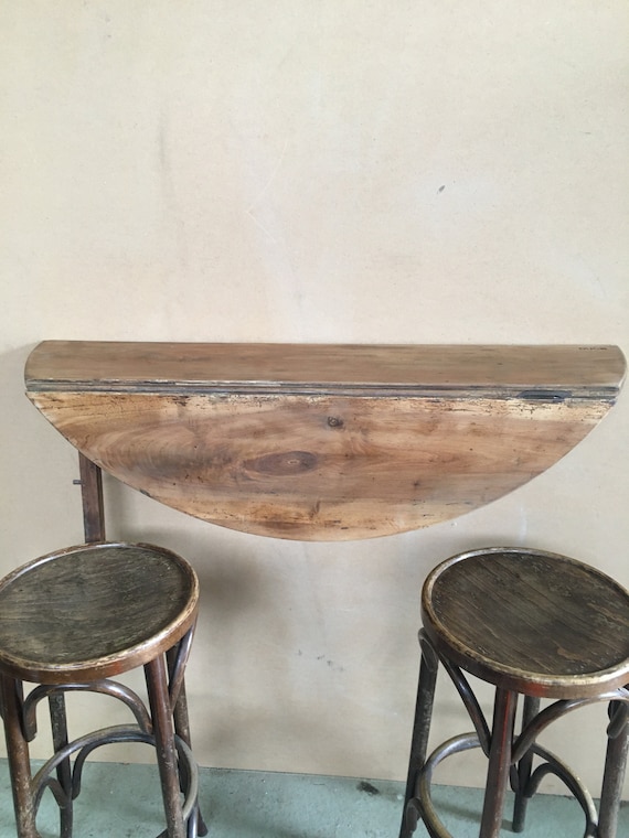 Half Moon Wall Mounted for Table Standing Table Side Table Console Small Spaces Etsy UK