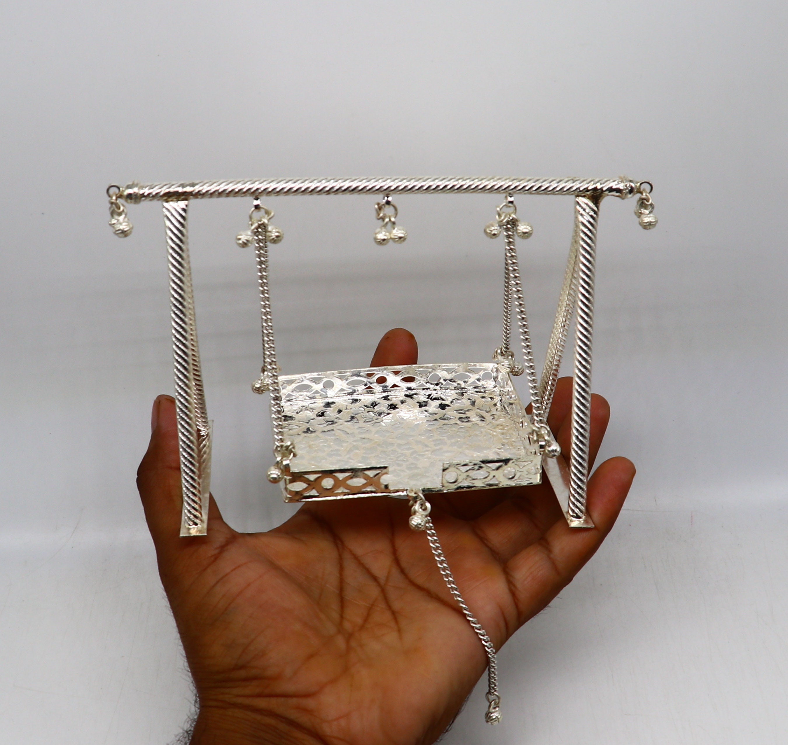 Sterling Silver Handmade Bal Gopala Jhula Little Krishna - Etsy