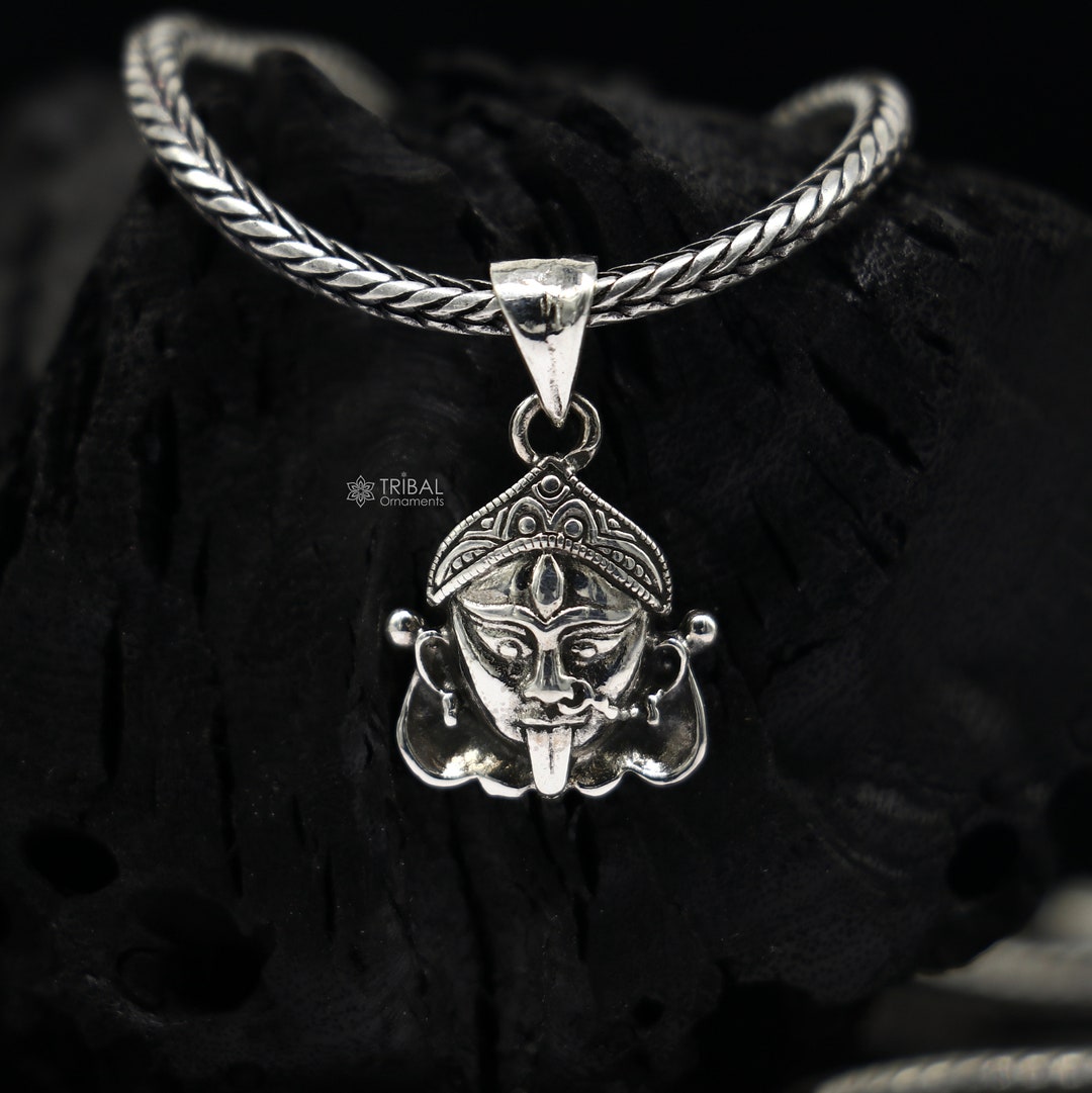 925 Sterling Silver Goddess MAHAKALI / KALI MATA Design Divine Kali ...