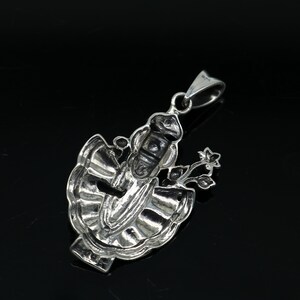 925 Sterling Silver Handmade Hindu God Lord Krishna Shrinathji Pendant ...