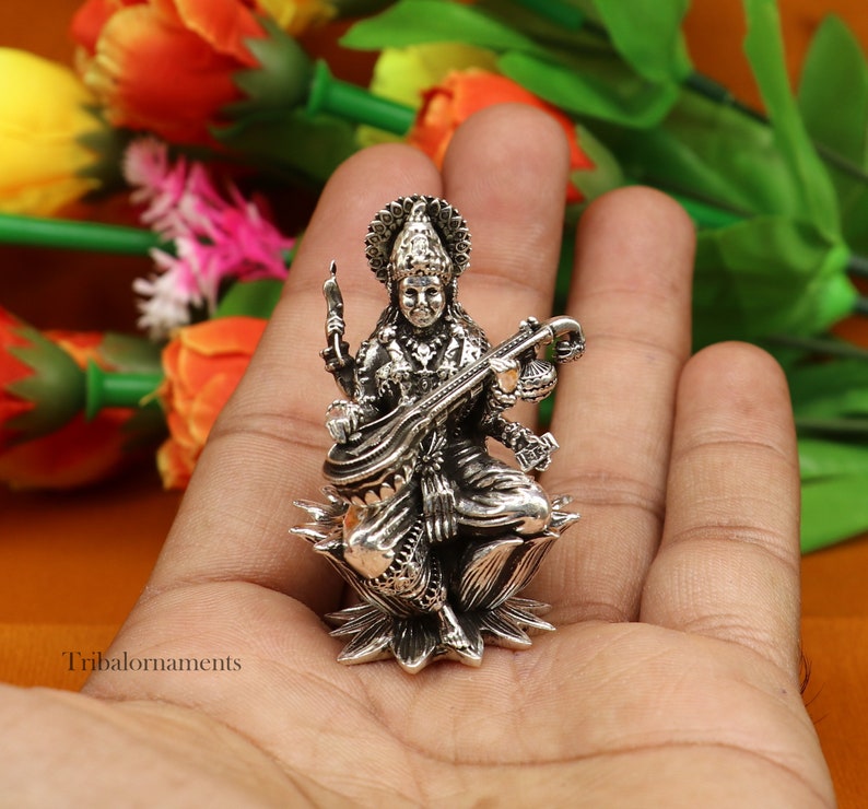 2 925 Sterling Silver Handmade Hindu Idols Laxmi - Etsy