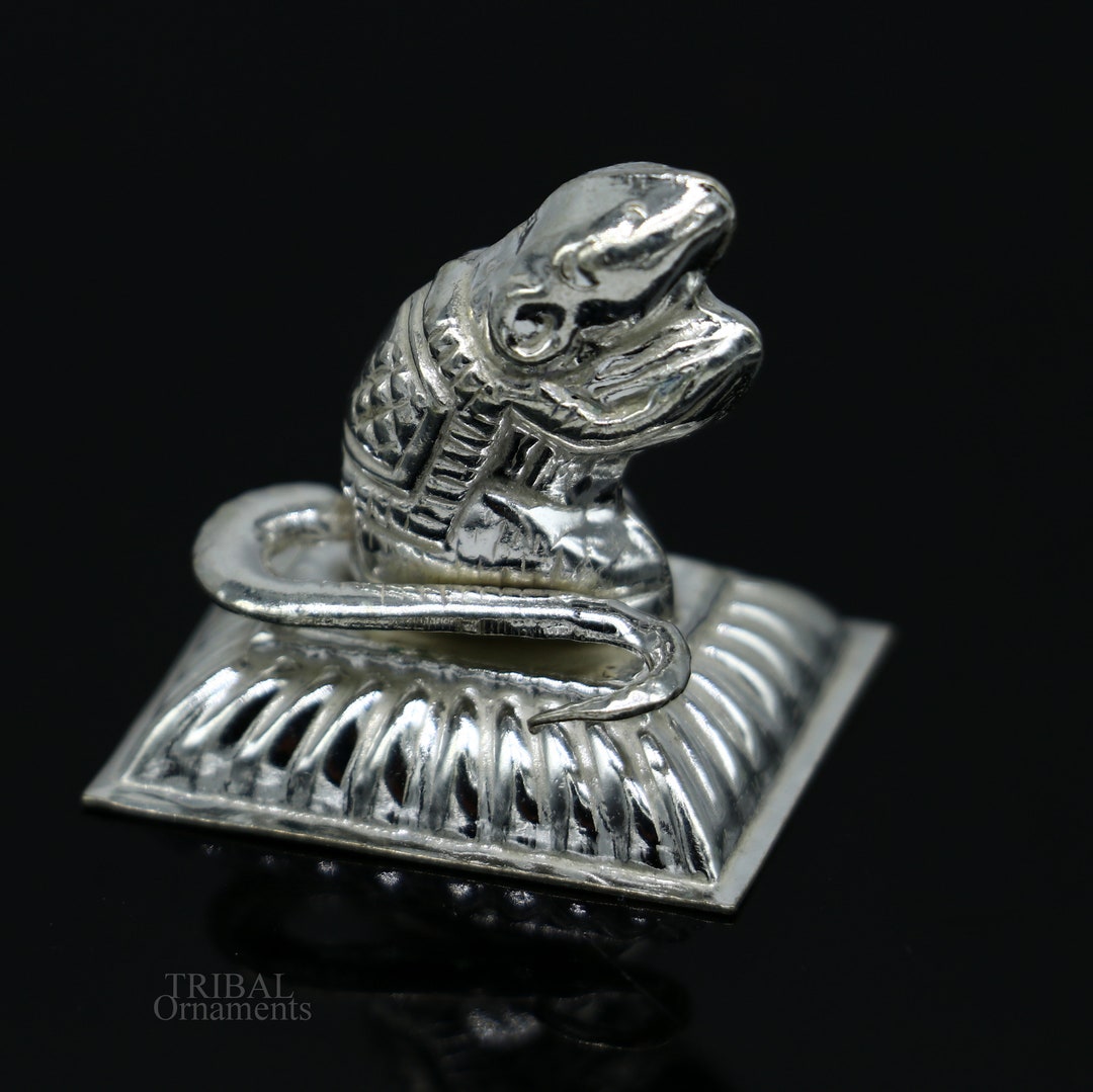 Lord Ganesha Vahan Mushak Maharaj Sterling Silver Handmade Small ...