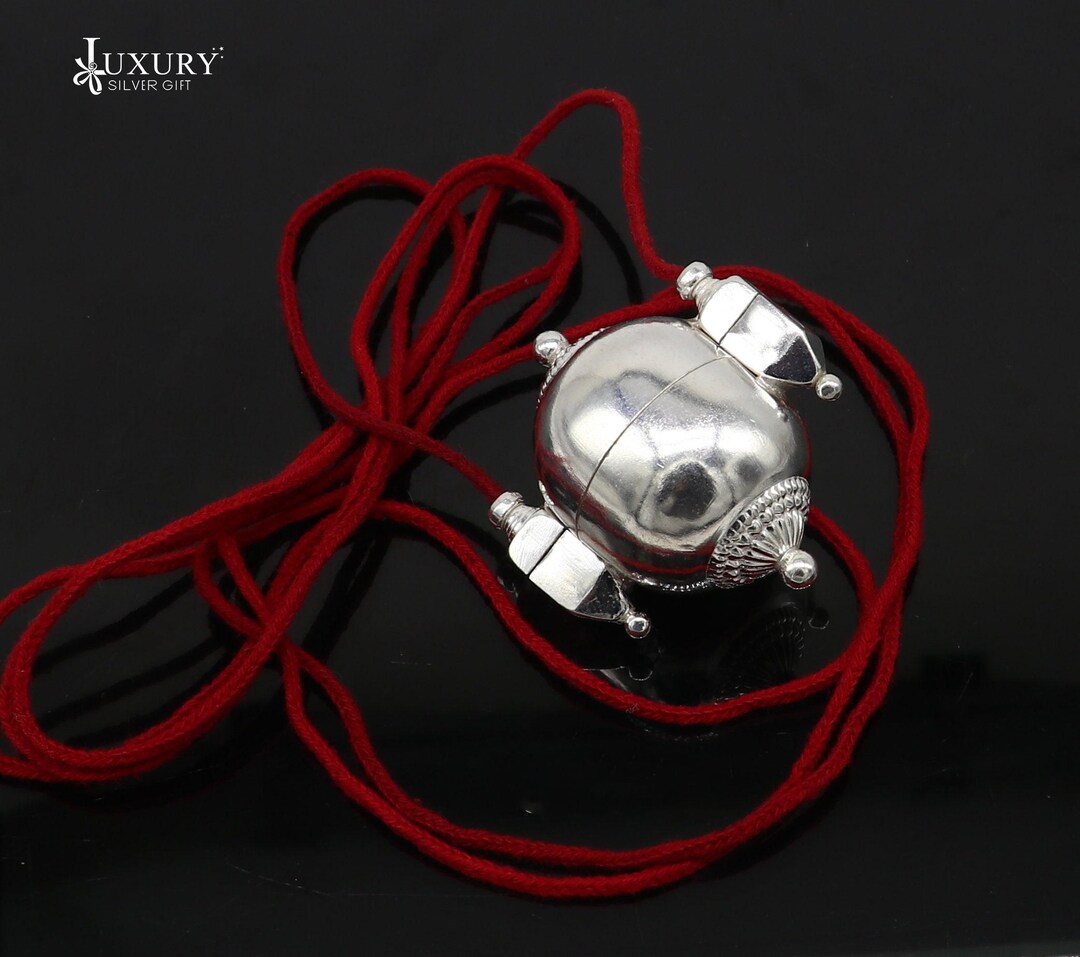 925sterling Silver Handmade Lord Shiva Amazing Lingam Box Container Box ...