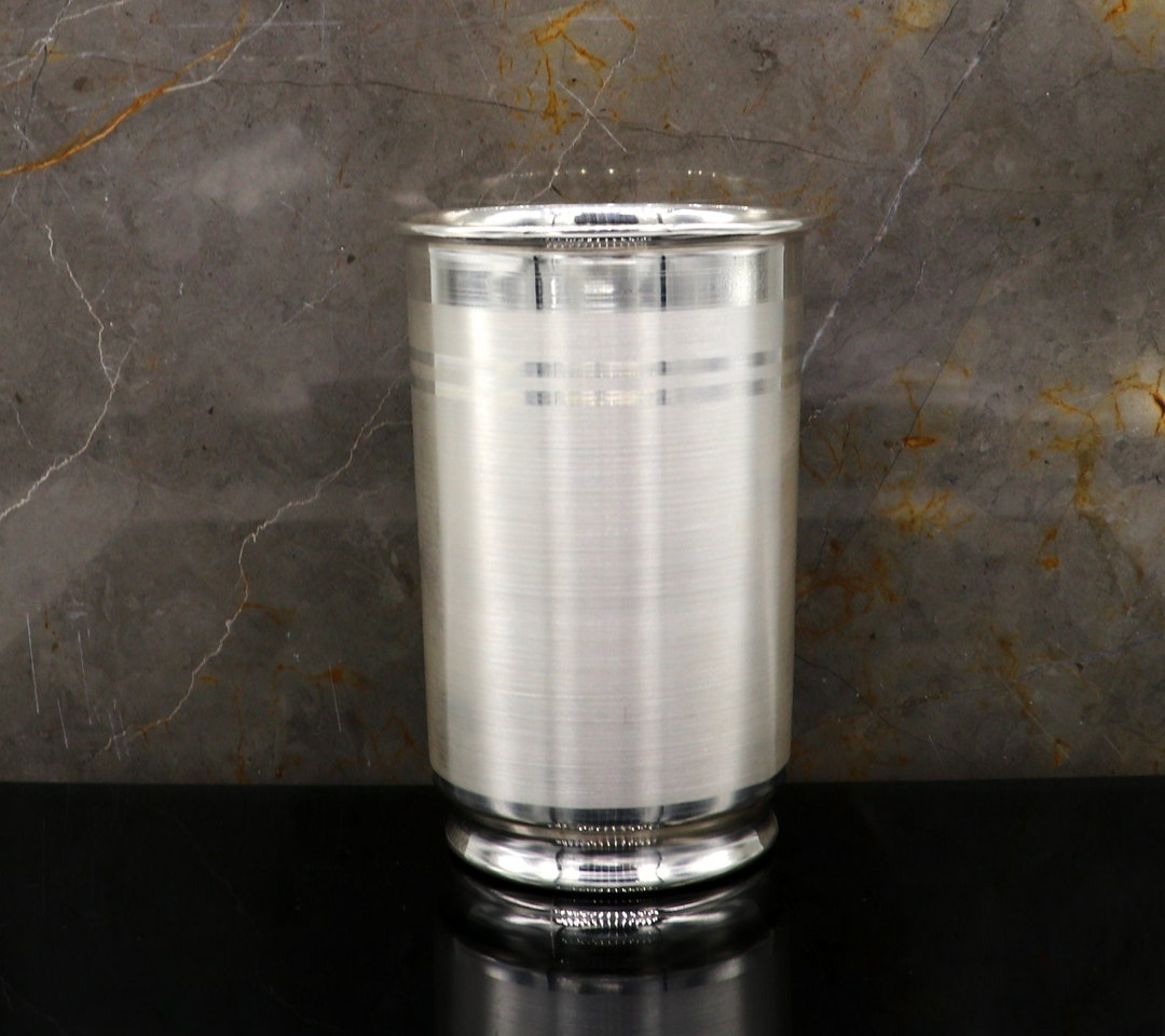 999 Fine Silver Handmade Water/milk Glass, Silver Tumbler Gifting ...